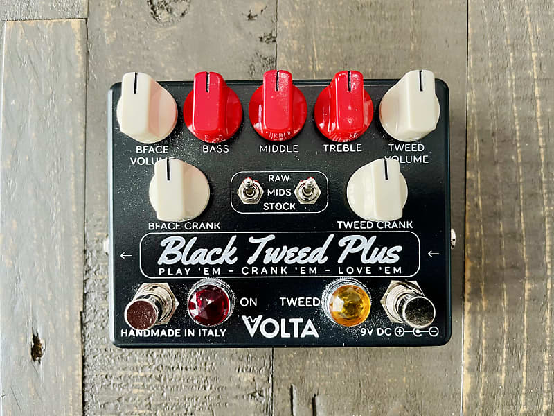 Volta Custom Electronics Black Tweed Plus 2022 - Black | Reverb
