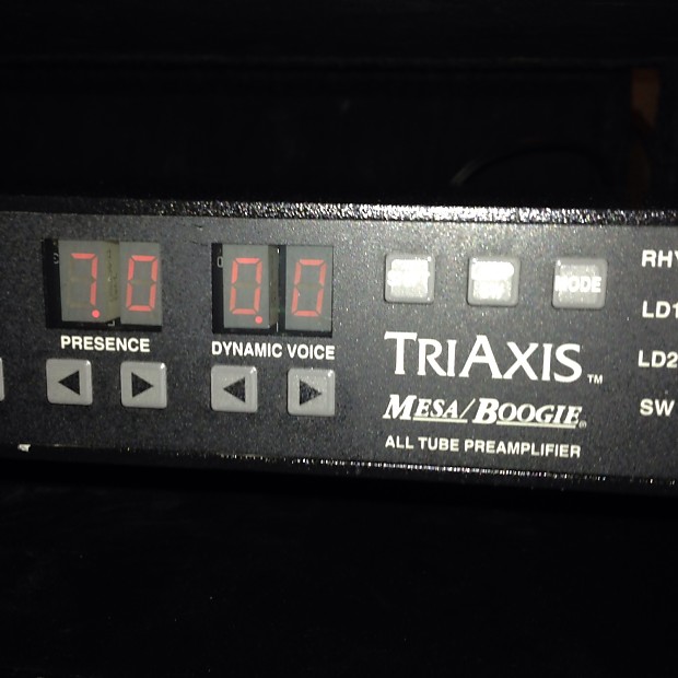 Mesa Boogie Triaxis all tube preamp Black | Reverb