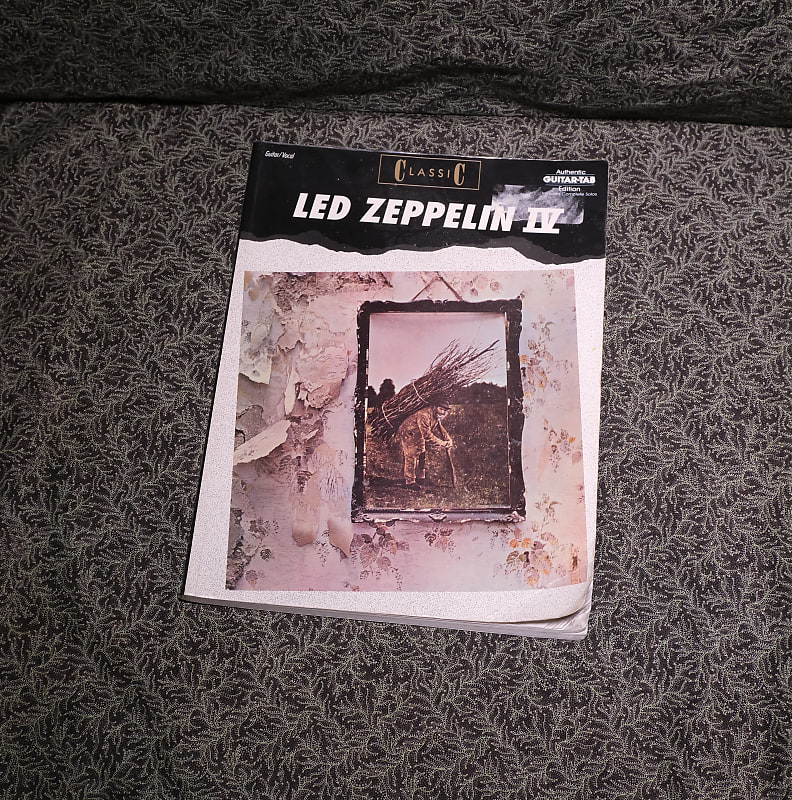 Led Zeppelin IV guitar tab book | Reverb