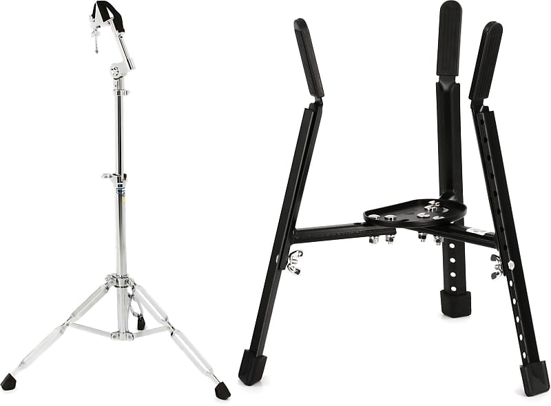 Latin Percussion Matador Strap-Lock Bongo Stand Bundle with | Reverb