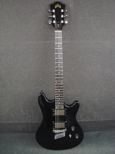 1981 Guild S-25 Solid Body Electric Guitar S25 Black Made In | Reverb