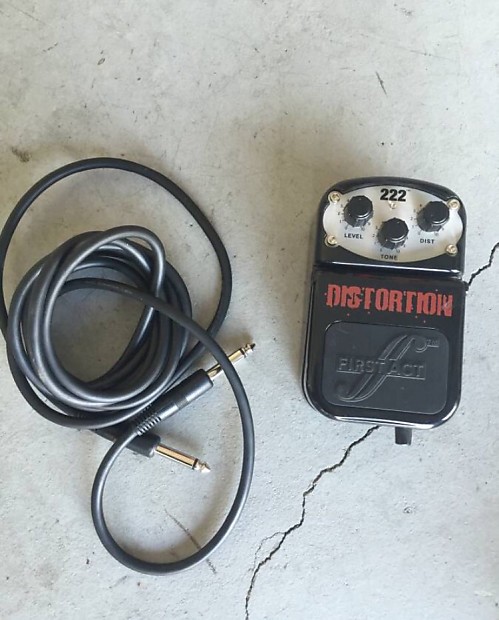 First Act Distortion Pedal Al510 Black | Reverb