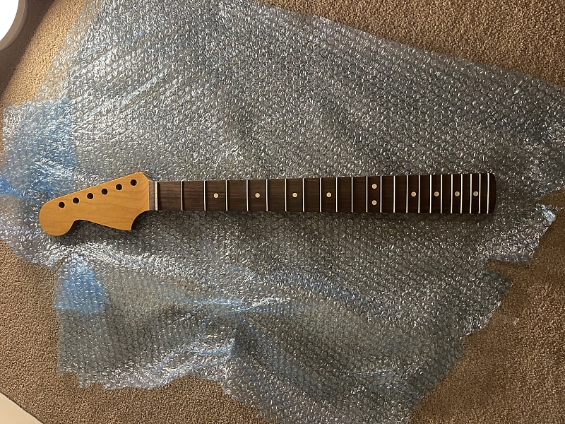 Warmoth Custom Stratocaster/Jazzmaster Neck Reverse Headstock | Reverb
