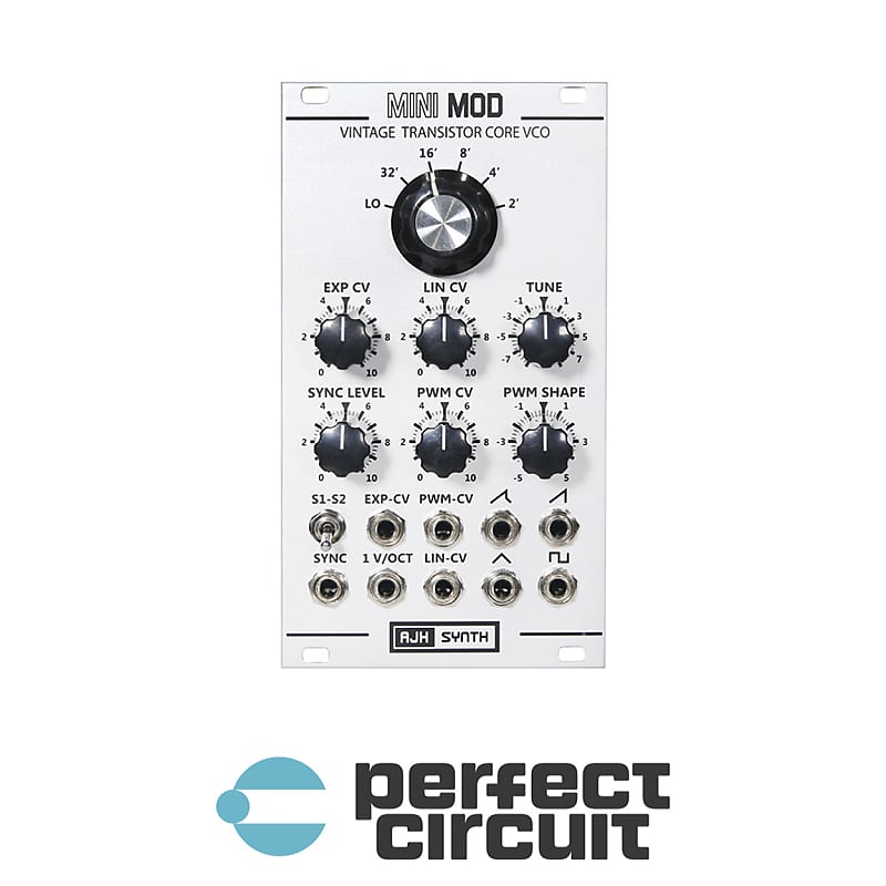 AJH Synth MiniMod Transistor Core VCO (Silver) | Reverb