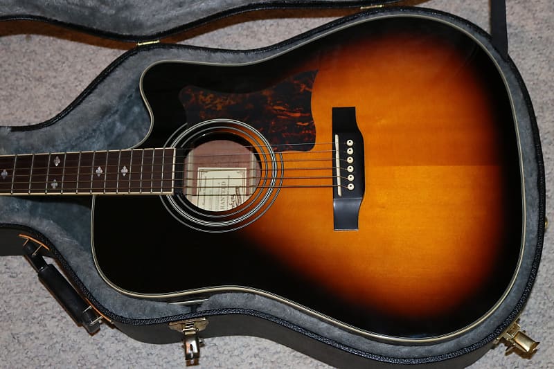 Epiphone Masterbilt DR-500MCEVS Acoustic Electric Guitar | Reverb