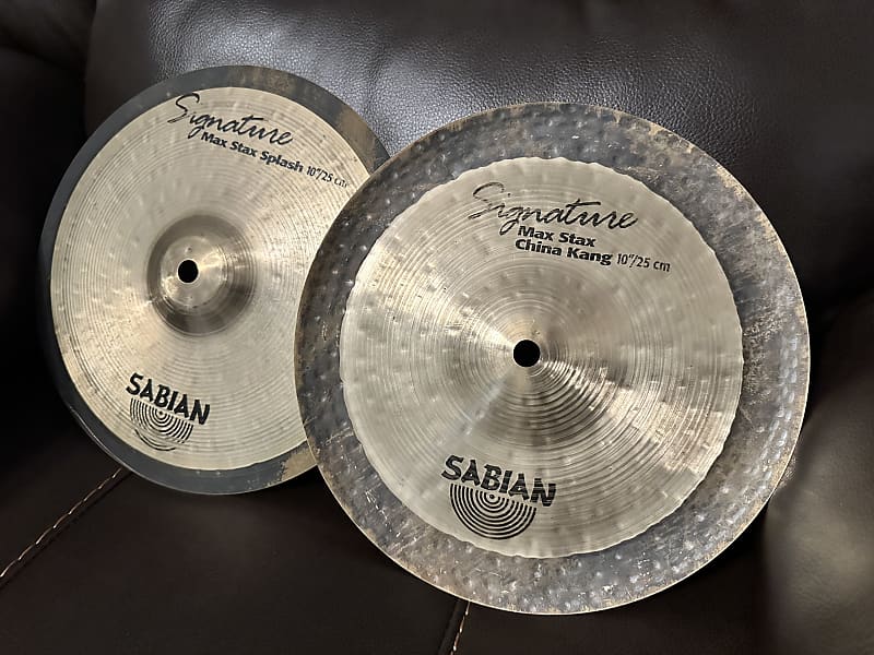 Sabian 10/10" Signature Mike Portnoy Max Stax Cymbal 2002 - | Reverb