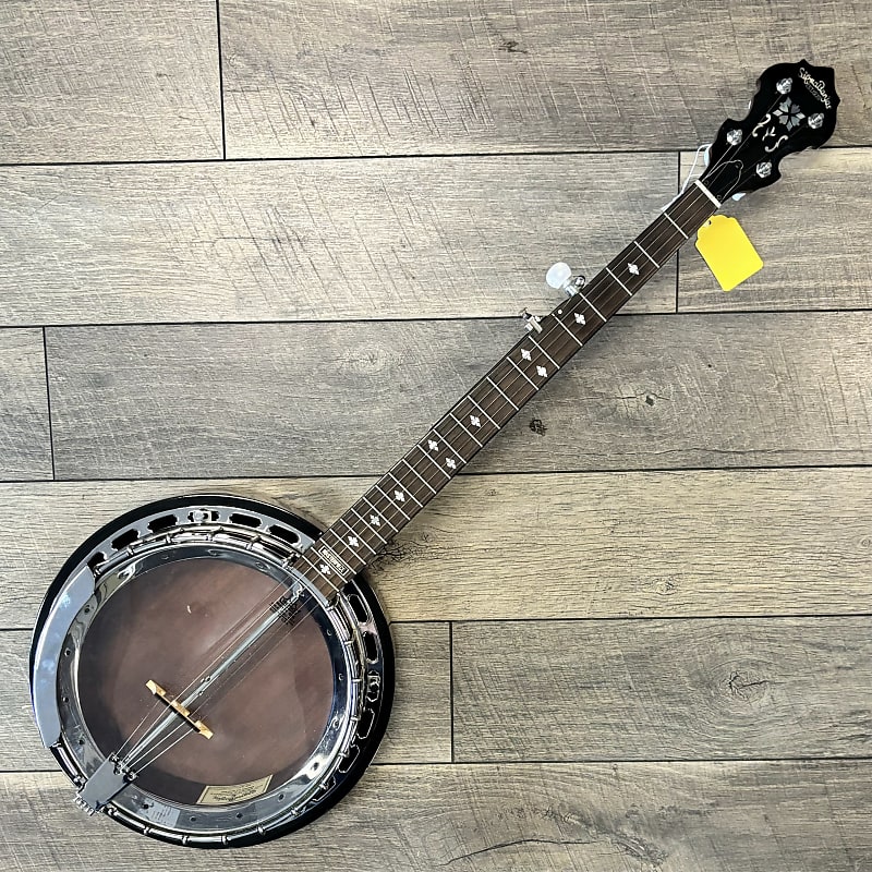 Sigma SB-25 5-String Banjo with Hard Case | Reverb