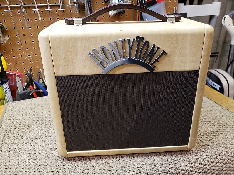Used Danelectro Honeytone HT-30 1990's Guitar Harp Amp Tweed | Reverb