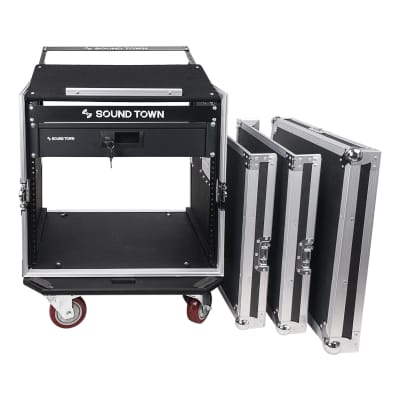 STMR-14TD3 | 14U Space PA DJ Rack/Road ATA Case w/ 11U Slant | Reverb