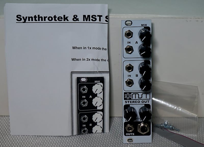 Synthrotek MST Stereo Output Mixer - Factory assembled - Free | Reverb