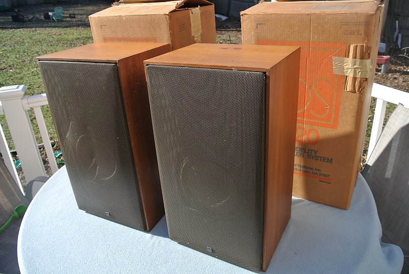 Pickup Mass. Exc! Vintage ADS L520 Speakers Pair w Original | Reverb