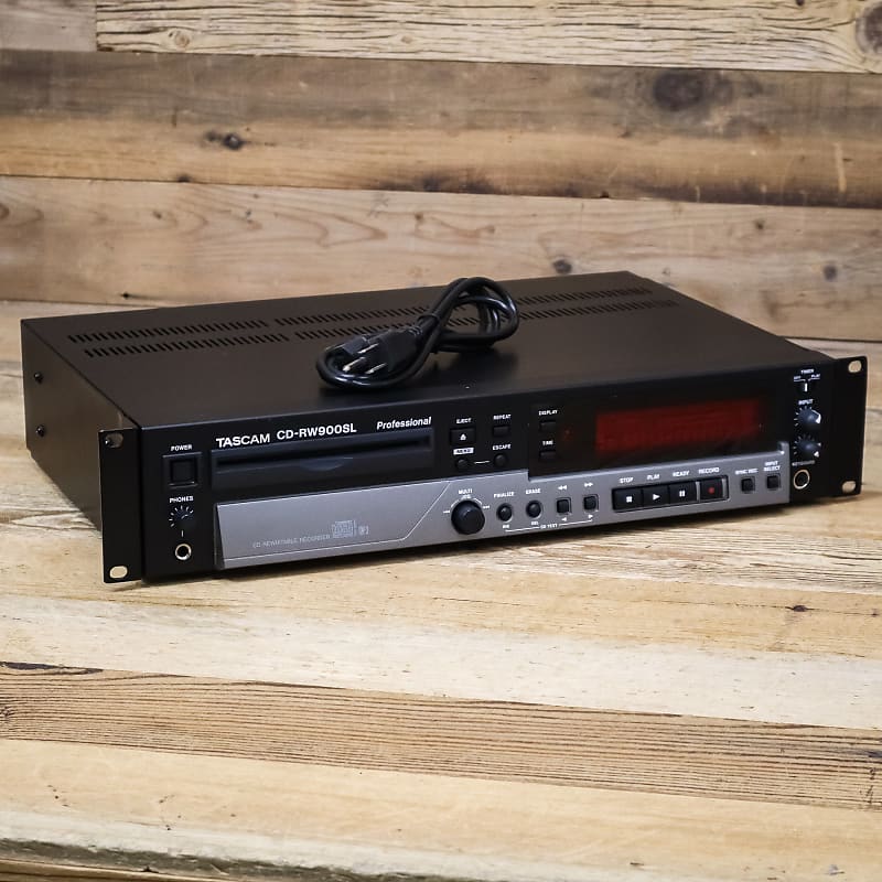 Tascam CD-RW900SL CD Recorder/Player Rackmount CDRW900SL | Reverb