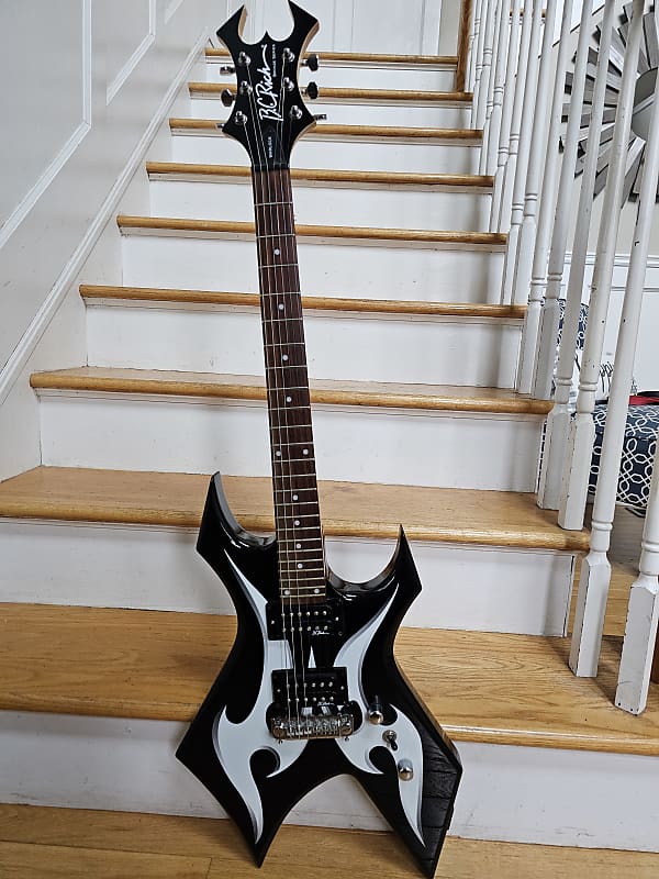 B.C. Rich Warlock Bronze Series Early 2000's - Black with | Reverb
