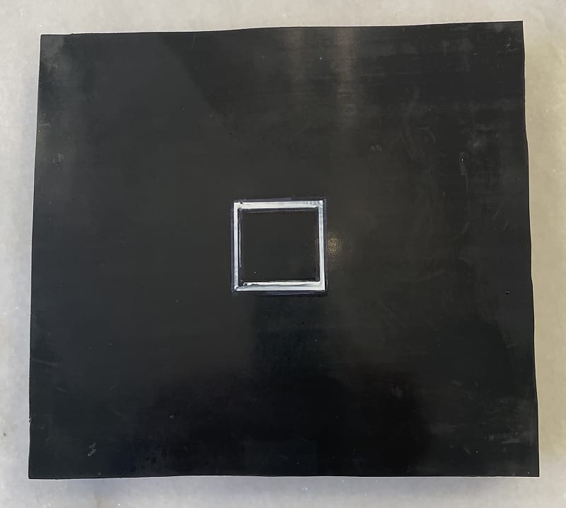 John Crocken Retro Practice Pad 2022 - Black Rubber with | Reverb