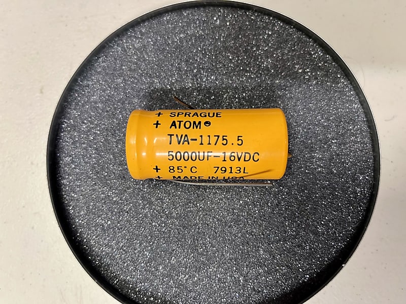 Sprague Atom 5000uf TVA-1175.5 1979 | Reverb