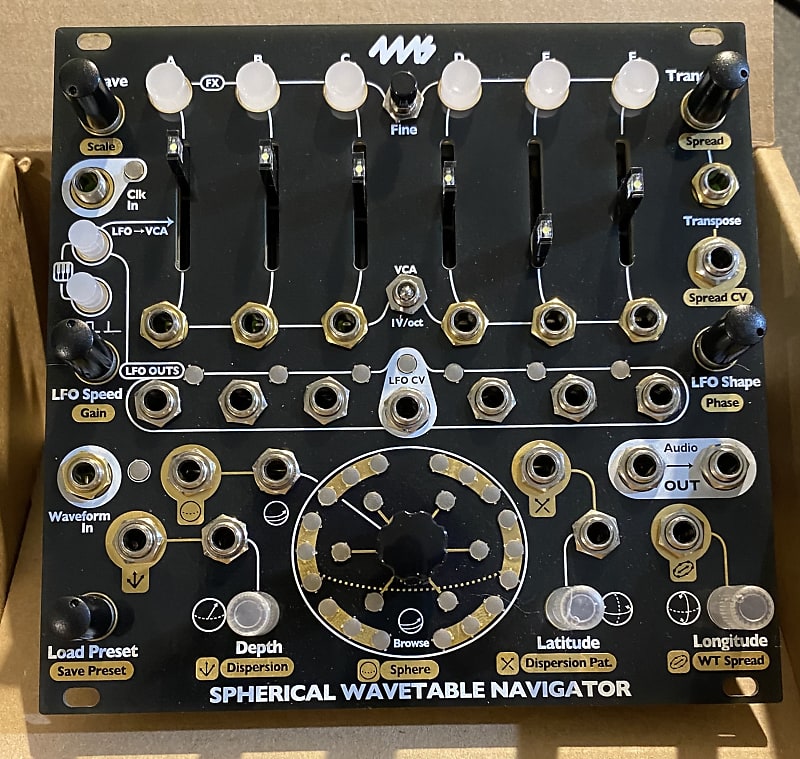 4ms Company Spherical Wavetable Navigator Black | Reverb