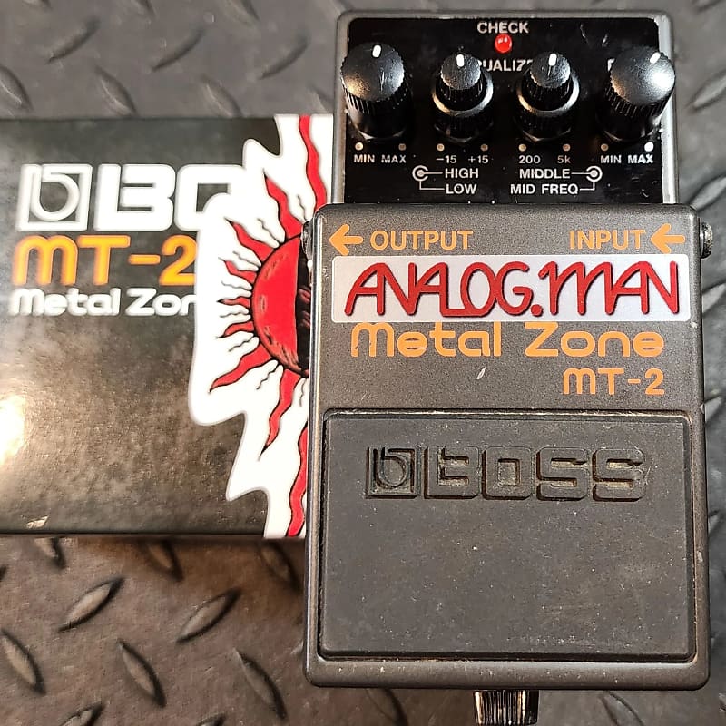 Boss Modded MT-2 Metal Zone Analogman Pro Mod Metal | Reverb