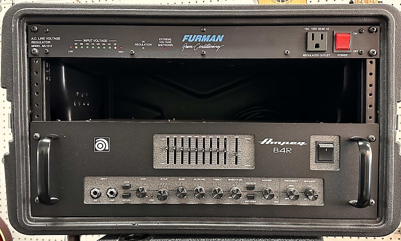 Ampeg B4R + SKB Rack & Furman AR-1215 Power Conditioner | Reverb