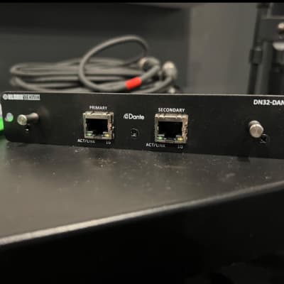 Klark Teknik DM80-DANTE Dante Expansion Module with 16 x 32 | Reverb