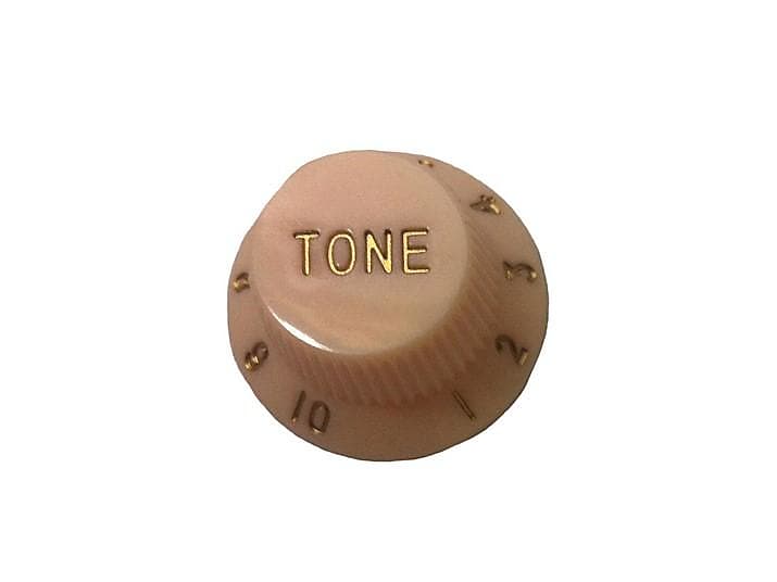 Stratocaster control knobs (metric size) - Aged cream / Tone | Reverb