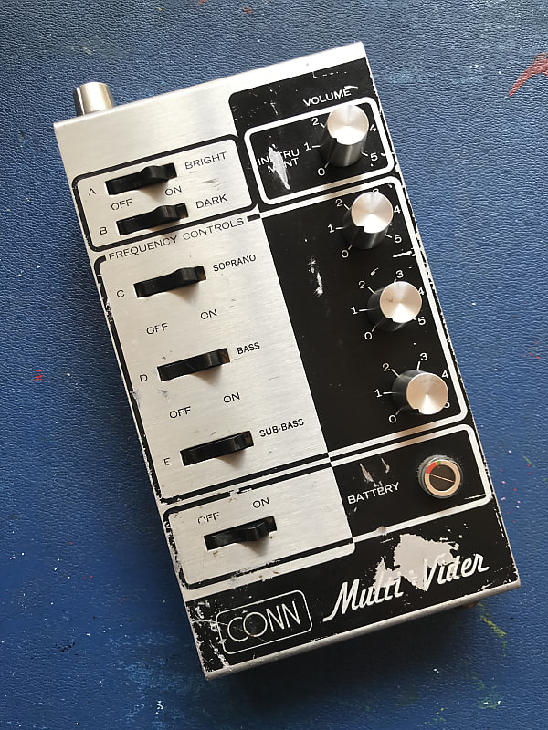 Conn Multi-Vider Vintage Multi Effects (Rare! Fuzz, Filter, | Reverb