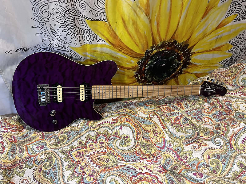 OLP MM1 Axis EVH Inspired Electric Guitar Purple | Reverb