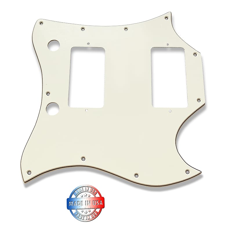 Parchment 3 Ply Full Face Batwing Style Pickguard for Gibson | Reverb