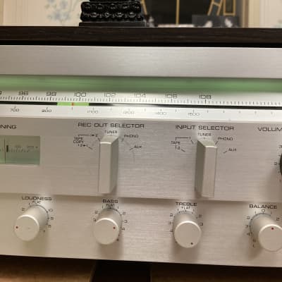 Yamaha Natural Sound Receiver CR-640 1977 Brushed Silver | Reverb