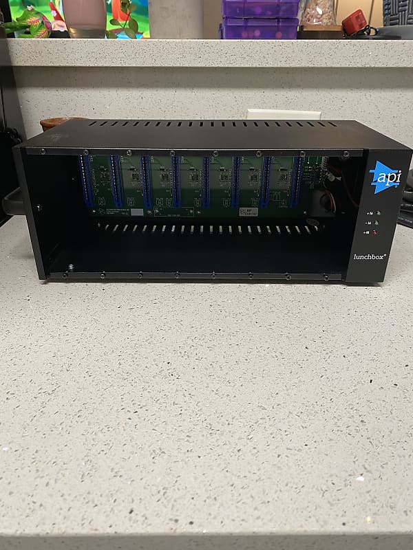 API lunchbox 8 slot 500 series rack (w/Hosa cables: DB25-Male | Reverb