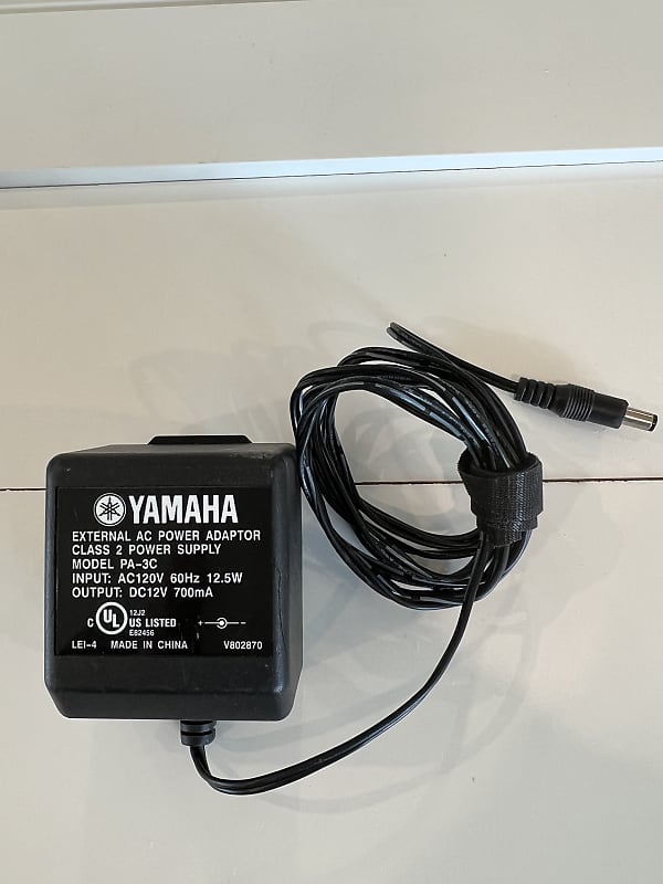 Genuine Yamaha AC Power Adapter Model PA-3C | Reverb