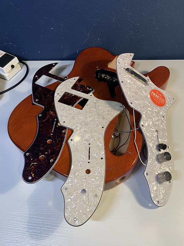 Squier Telecaster Thinline Body Project w/ Extras for | Reverb