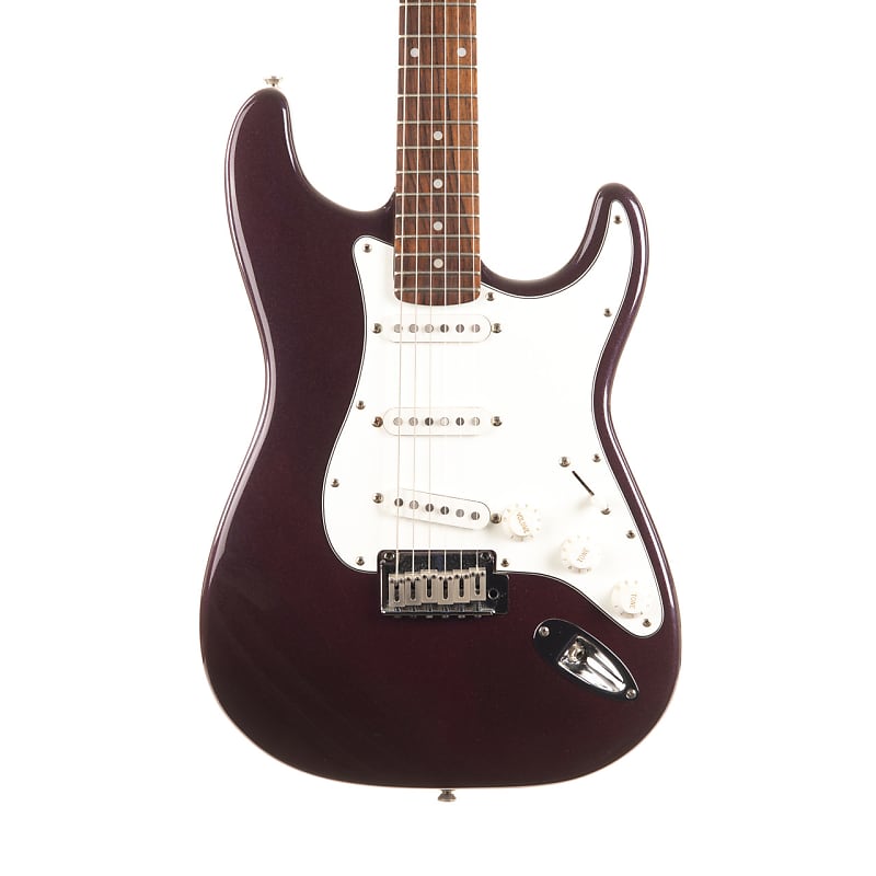 Used Squier Stratocaster Standard Metallic Purple 2001 | Reverb
