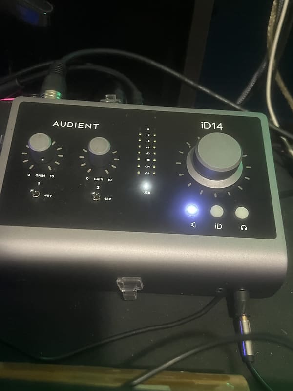 Audient Id14 mk2 Black silver | Reverb