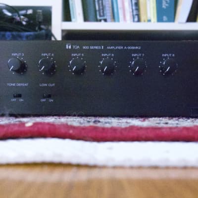 TOA 900 Series Amplifier A-906MK2 Black | Reverb