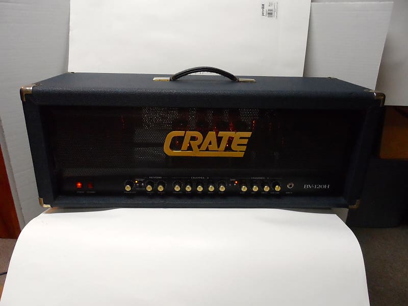 USA Crate Blue Voodoo Model BV-120H 120 Watt with 4 Brand New | Reverb
