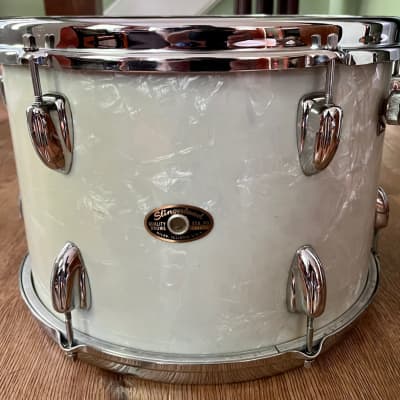 Premier 8x12" Rack Tom Drum (Metric) Vintage 1960's White | Reverb