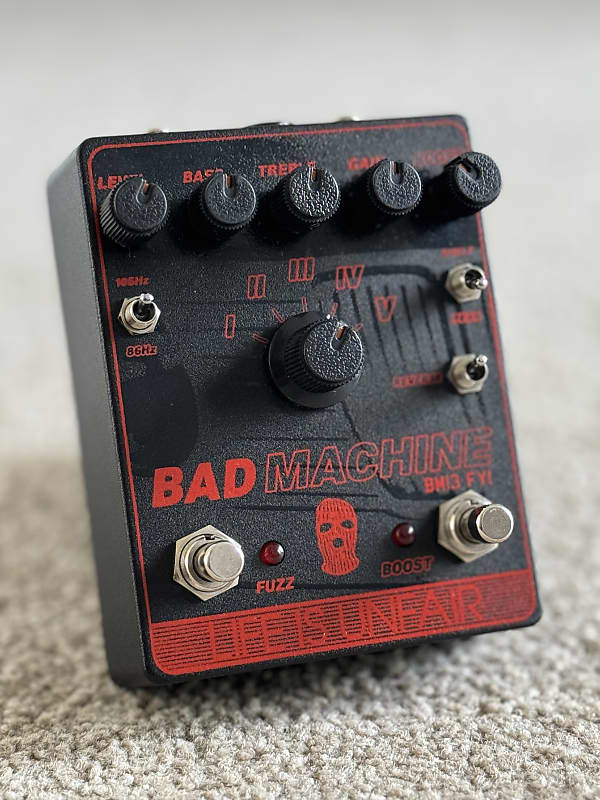 Life is Unfair Bad machine 2024 - Black and red | Reverb Australia
