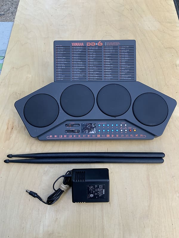 Yamaha DD-6 Drum Machine 1980's - Black | Reverb
