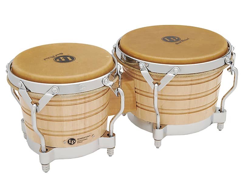 Latin Percussion Generation II Bongos with Traditional Rims | Reverb
