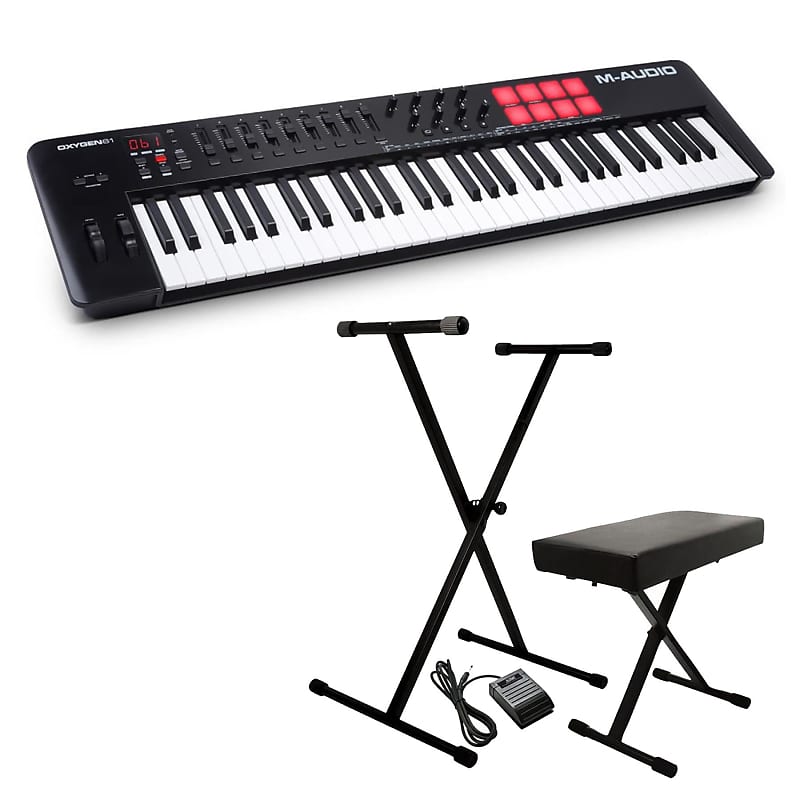 M-Audio Oxygen 61 MKV Keyboard Controller w/ On-Stage | Reverb