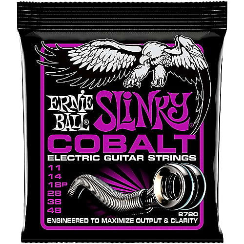 Ernie Ball 2720 Cobalt Power Slinky Electric Guitar Strings | Reverb