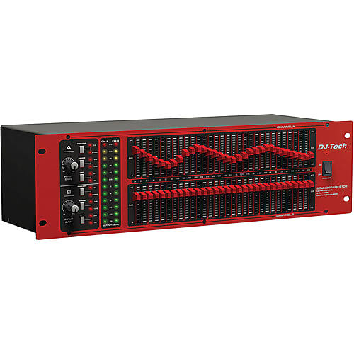 DJ-Tech - Soundgraph 6102 - 2-Channel 31-Band Graphic | Reverb