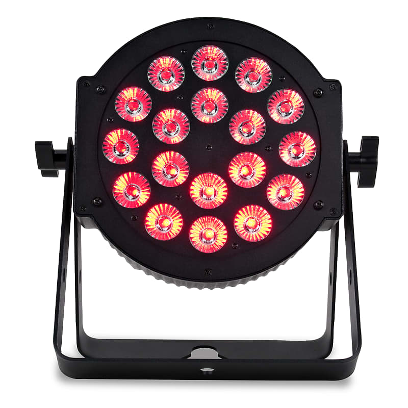 American DJ ADJ 18P HEX RGBAW + UV LED DMX RF Metal Par Can | Reverb