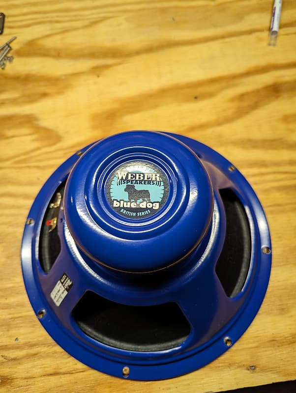 Weber Blue Dog 12A Alnico Speaker 8 ohm 30 watt 2021 - Blue | Reverb