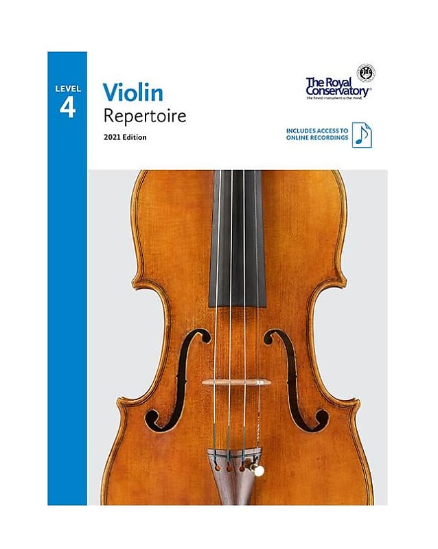 RCM 2021 Edition Violin Repertoire Level 4 VLR04 | Reverb Canada