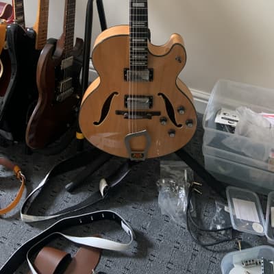 Alden AD Western Star Semi Acoustic Guitar Green Sparkle | Reverb UK