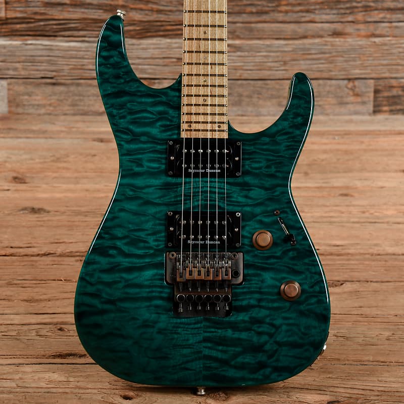 ESP Custom Shop M-II Transparent Green | Reverb