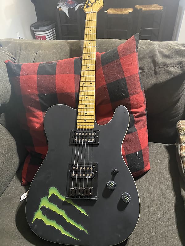 Schecter Pt monster energy Black | Reverb