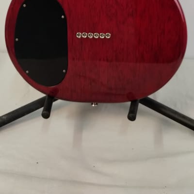 Washburn Raven Japan 80s Trans red nice condition w case | Reverb