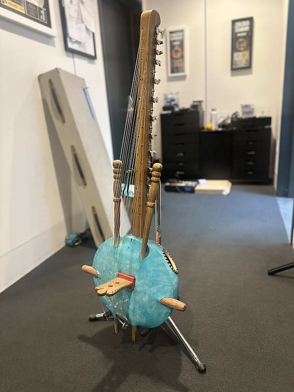 Blue Kora - 21 Strings - West African Stringed Instrument | Reverb